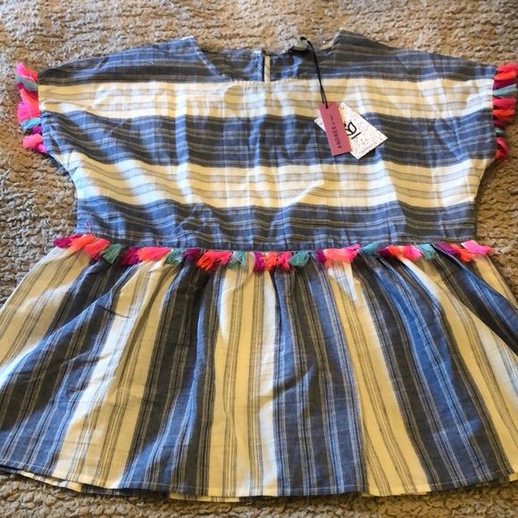 Andree | Tops | Baby Doll Top With Colored Tassels Medium | Poshmark